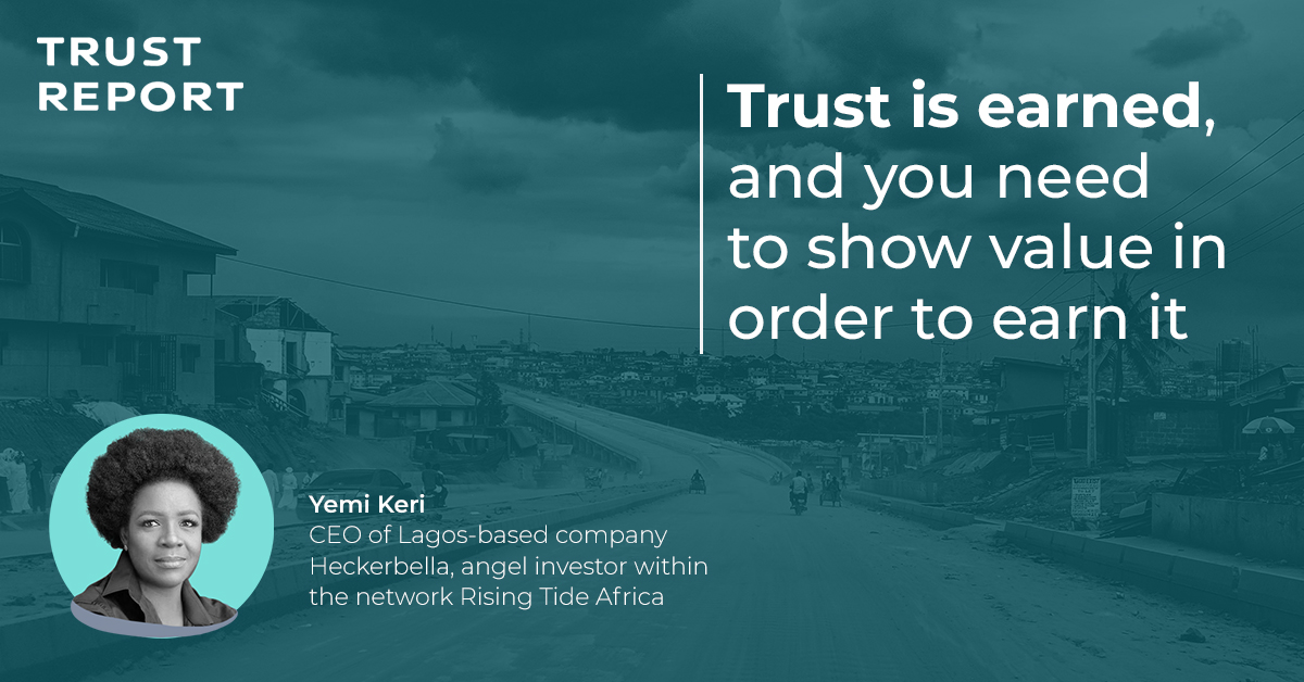 Trust is earned,and you need to show value in order to earn it ...